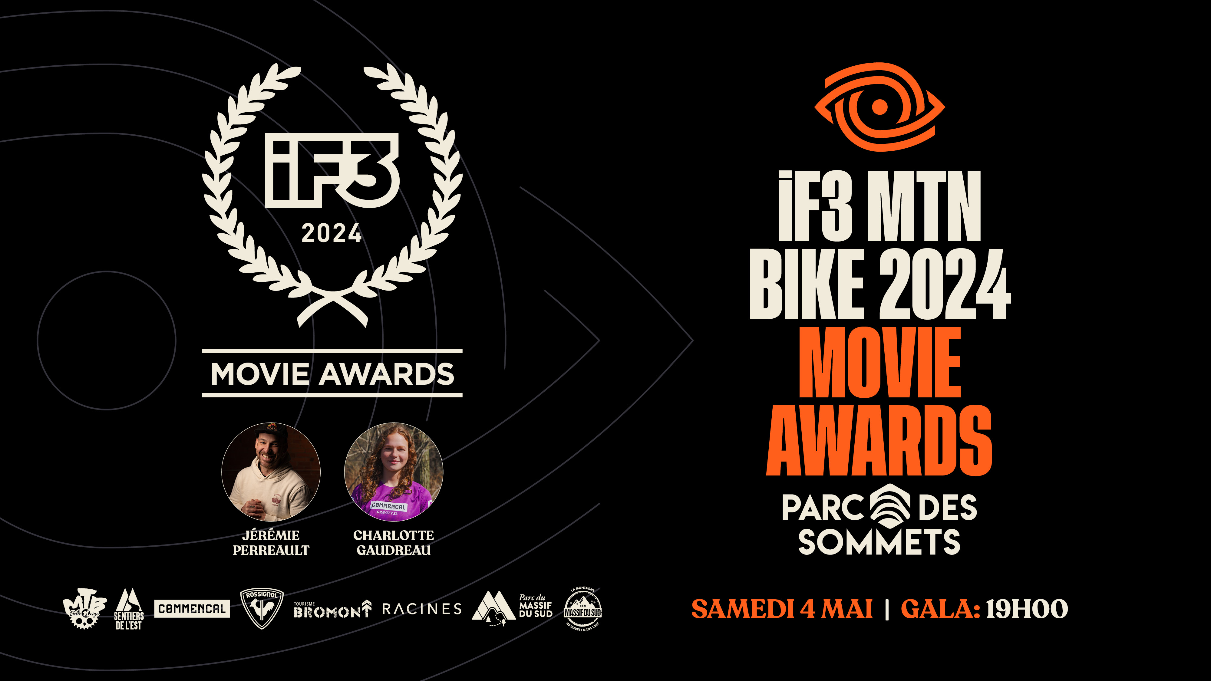 iF3 Bromont, QC: 4 mai, Gala iF3 Movie Awards | Émissions en direct |iF3